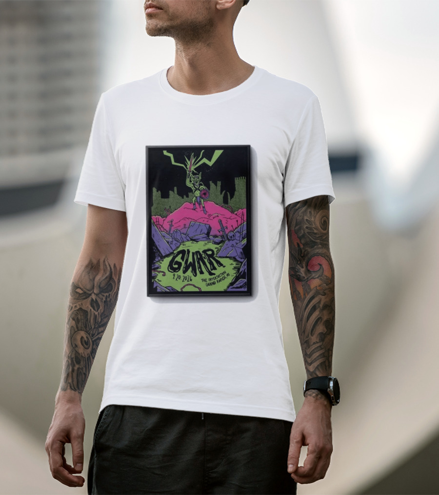 Gwar 9 20 2026 The Intersection Grand Rapids MI T-Shirt