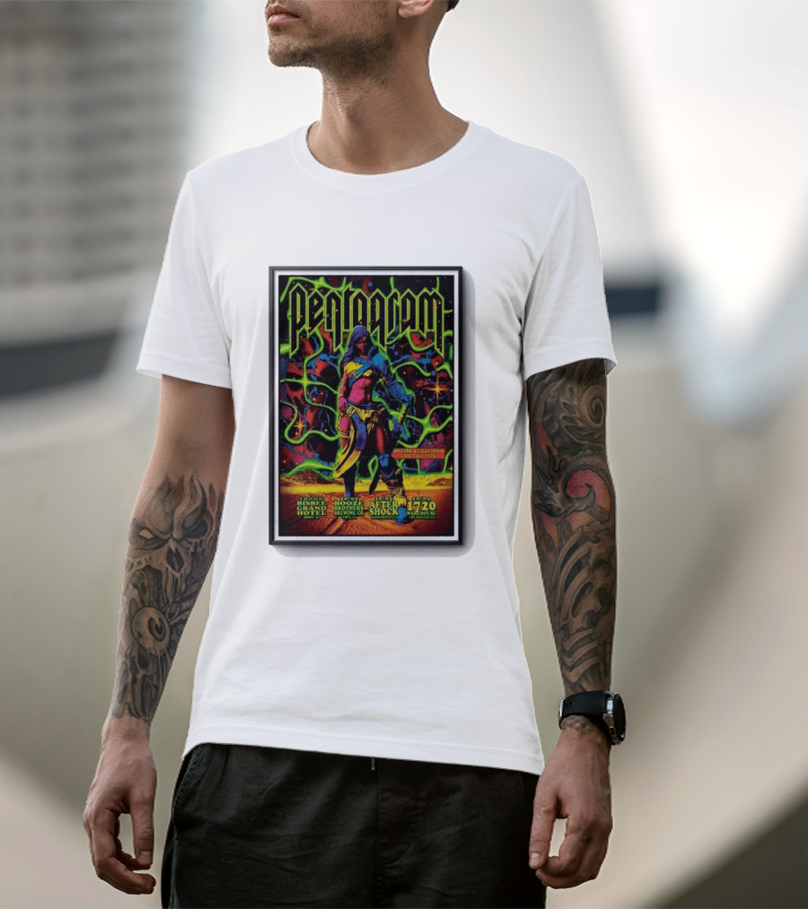 Pentagram Arizona California Late Fall 2026 Bisbee Grand Hotel Brothers Brewing Co After Shock Warehouse T-Shirt