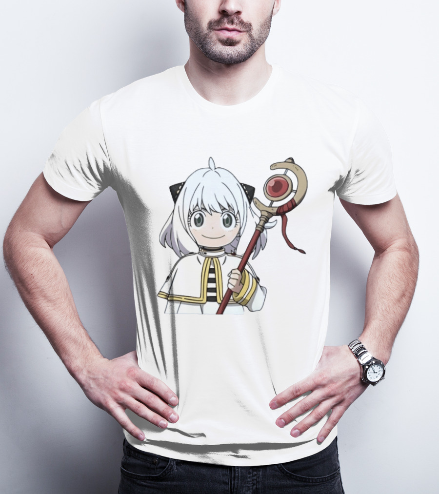 Spy X Family X Frieren Beyond Journey's End Anya Slayer Crossover Anime T-Shirt
