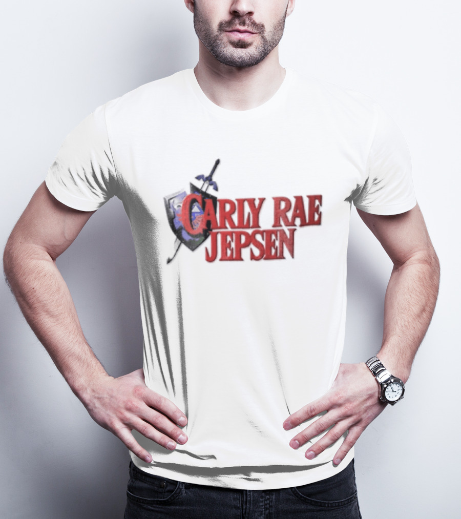 Carly Rae Jepsen The Legend Of Zelda Parody Shield Sword T-Shirt
