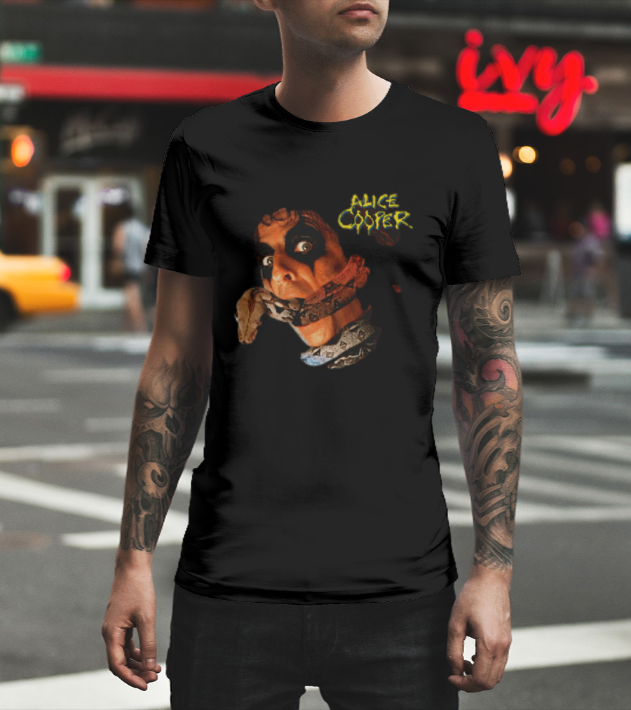 Alice Cooper Constrictor Anniversary Store Snake T-Shirt