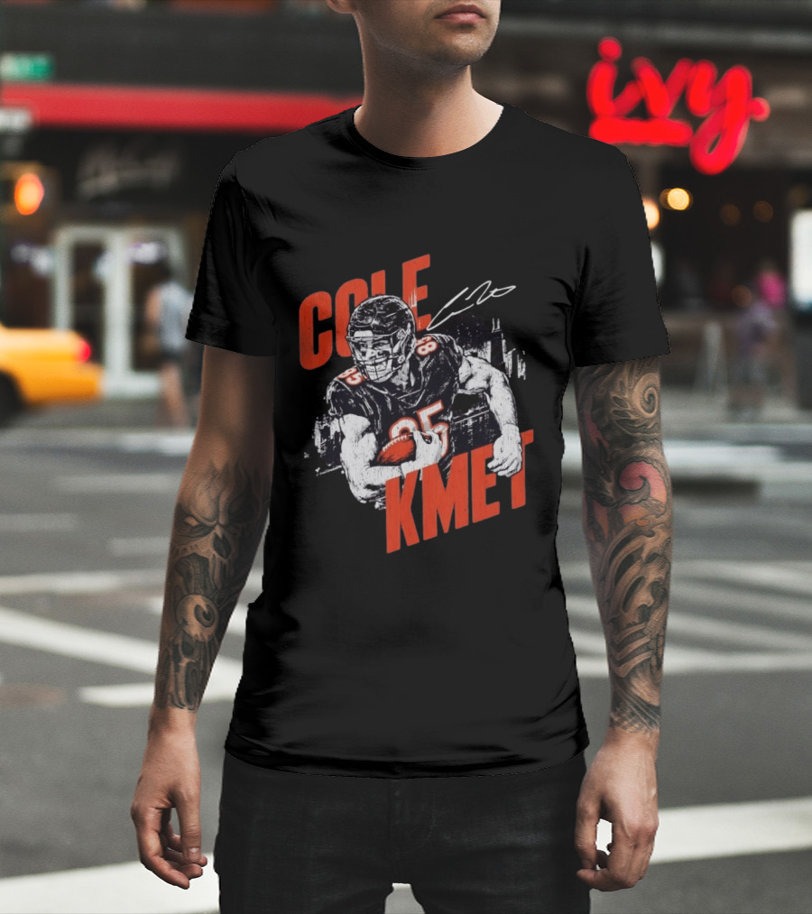 Cole Kmet Chicago Bears Football Iconic Number 85 Sports T-Shirt