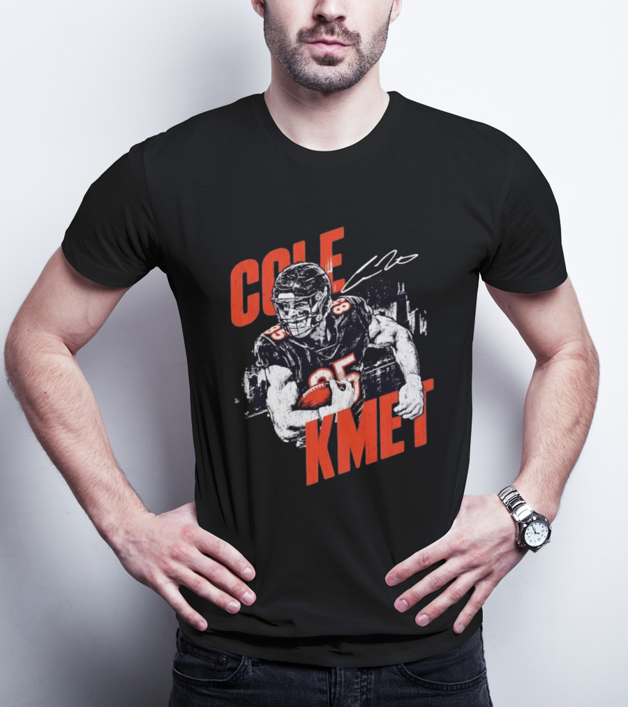 Cole Kmet Chicago Bears Football Iconic Number 85 Sports T-Shirt