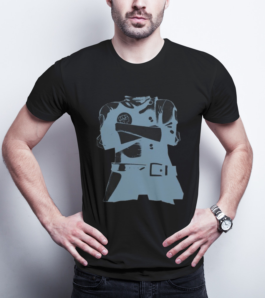 Gorillaz Store Stylo Hood Black Fist T-Shirt