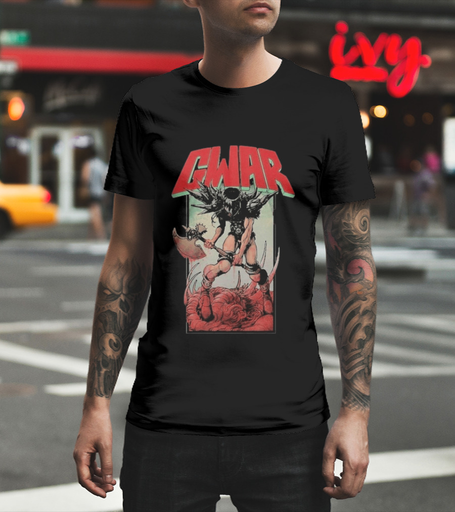 Gwar Balsac The Jaws Of Death Barbaric Warrior Monster T-Shirt