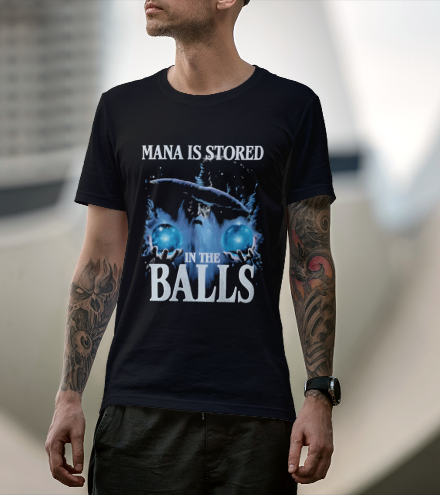 Mana Is Stored In The Balls Ice And Magic T-Shirt