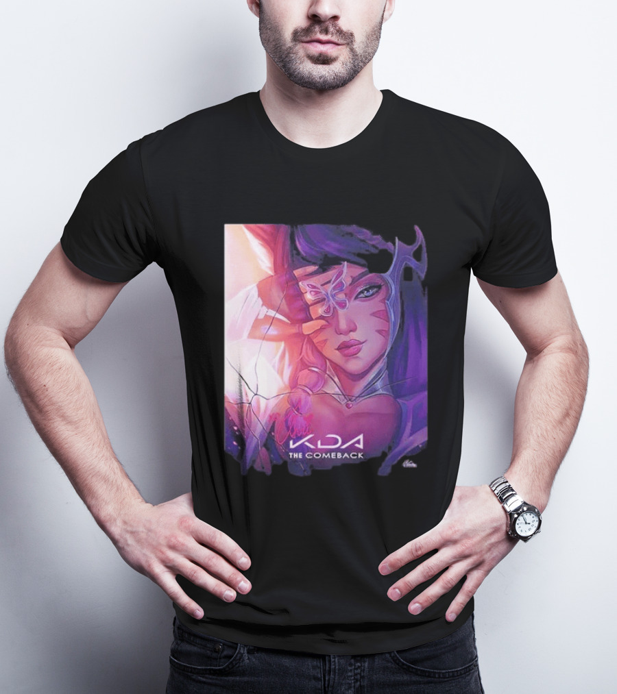 Ahri KDA The Comeback Arcane League Of Legends By Nikkotari T-Shirt