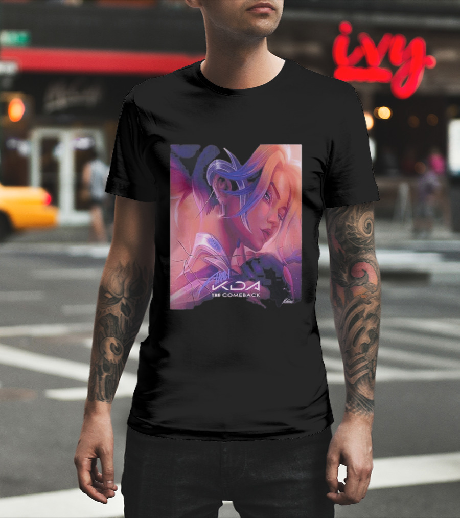 Akali KDA The Comeback Arcane League Of Legends Nikkotari T-Shirt