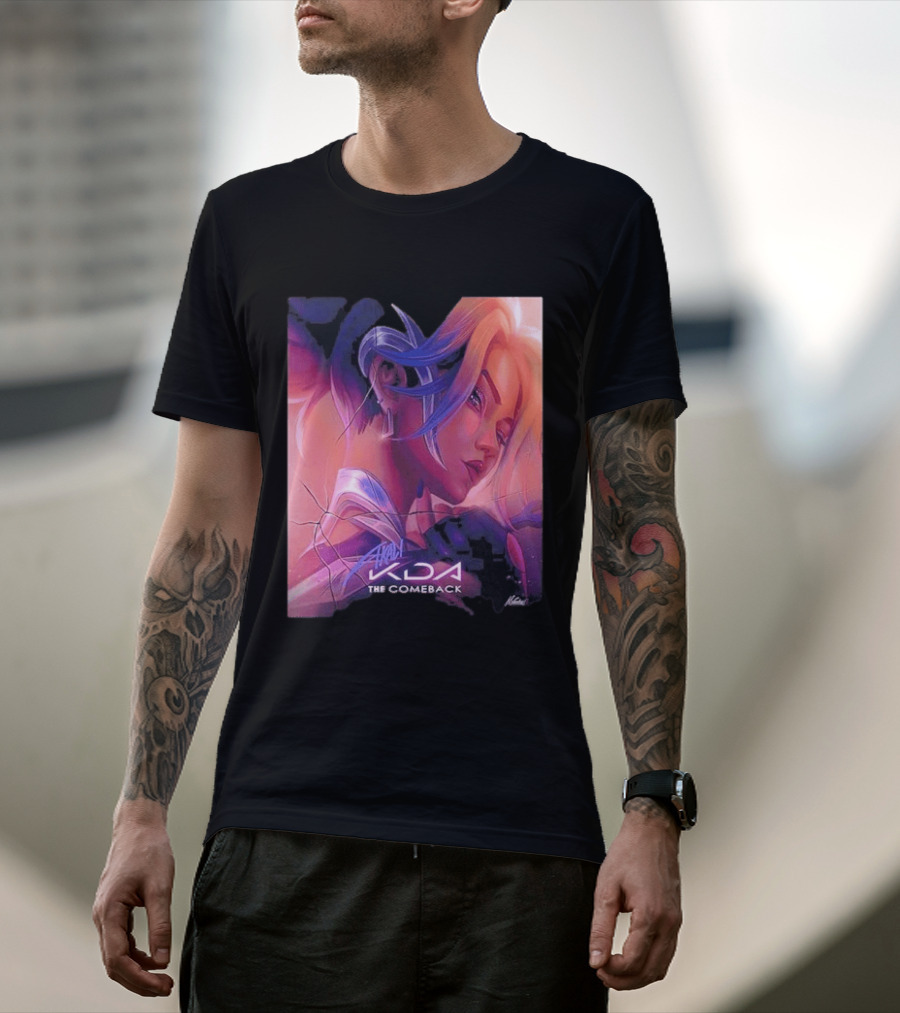 Akali KDA The Comeback Arcane League Of Legends Nikkotari T-Shirt