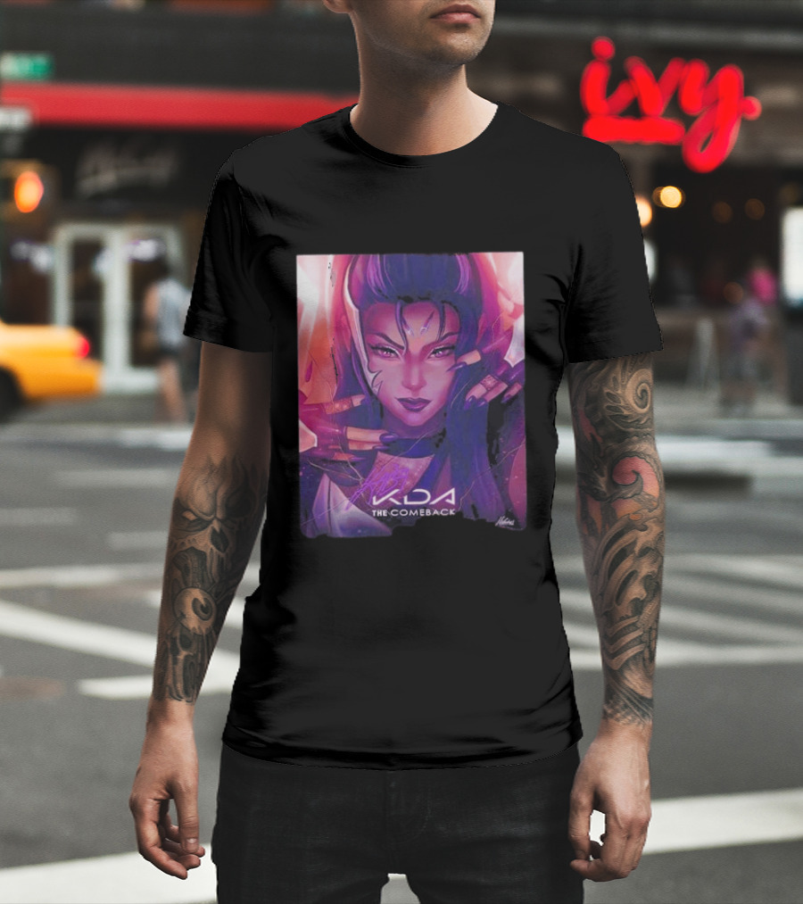 Kaisa KDA The Comeback Arcane League Of Legends By Nikkotari T-Shirt