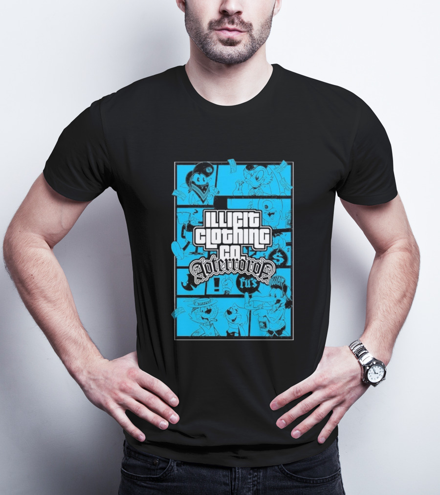 Illicit Clothing Co Afterror FU$ T-Shirt