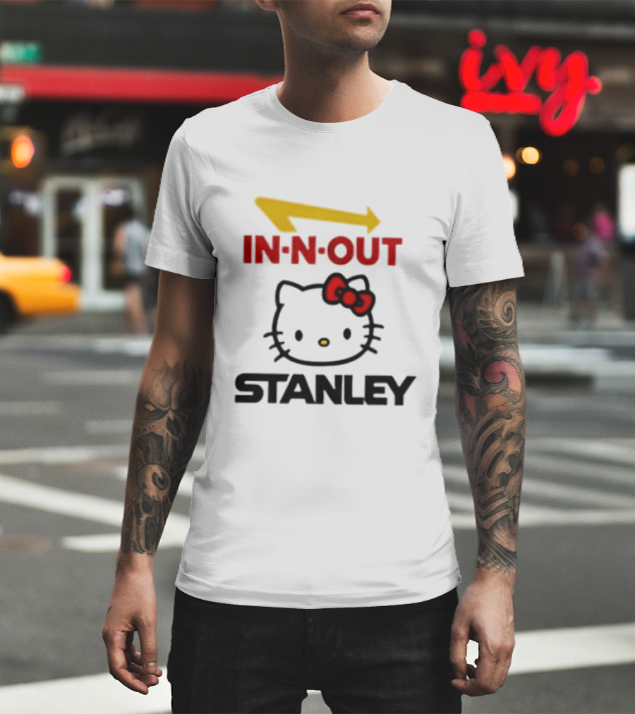 In N Out Hello Kitty Stanley Collaboration T-Shirt