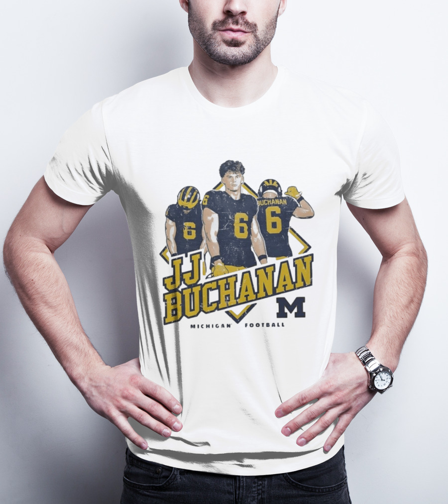 JJ Buchanan 6 Michigan Wolverines Football M T-Shirt