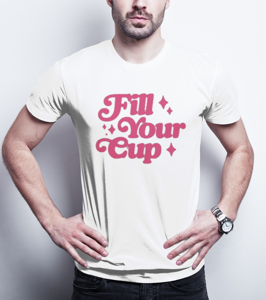 Swig Store Fill Your Cup Tan Camo T-Shirt