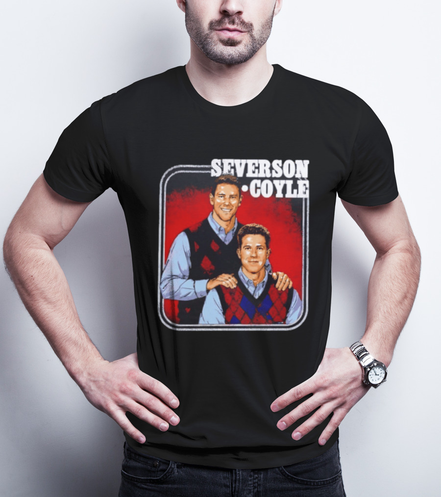 Severson Coyle Columbus Blue Jackets Step Brothers T-Shirt