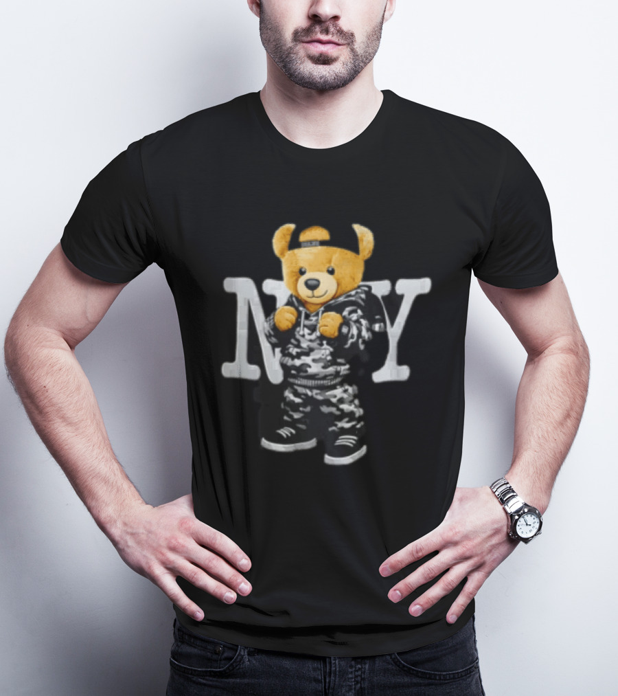 Teddy Bear Camouflage NY T-Shirt