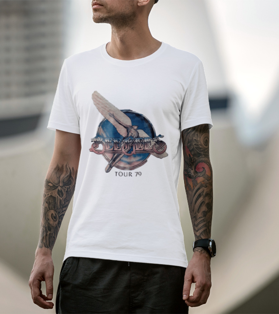 Bee Gees Winged Figure Flying Tour 79 T-Shirt