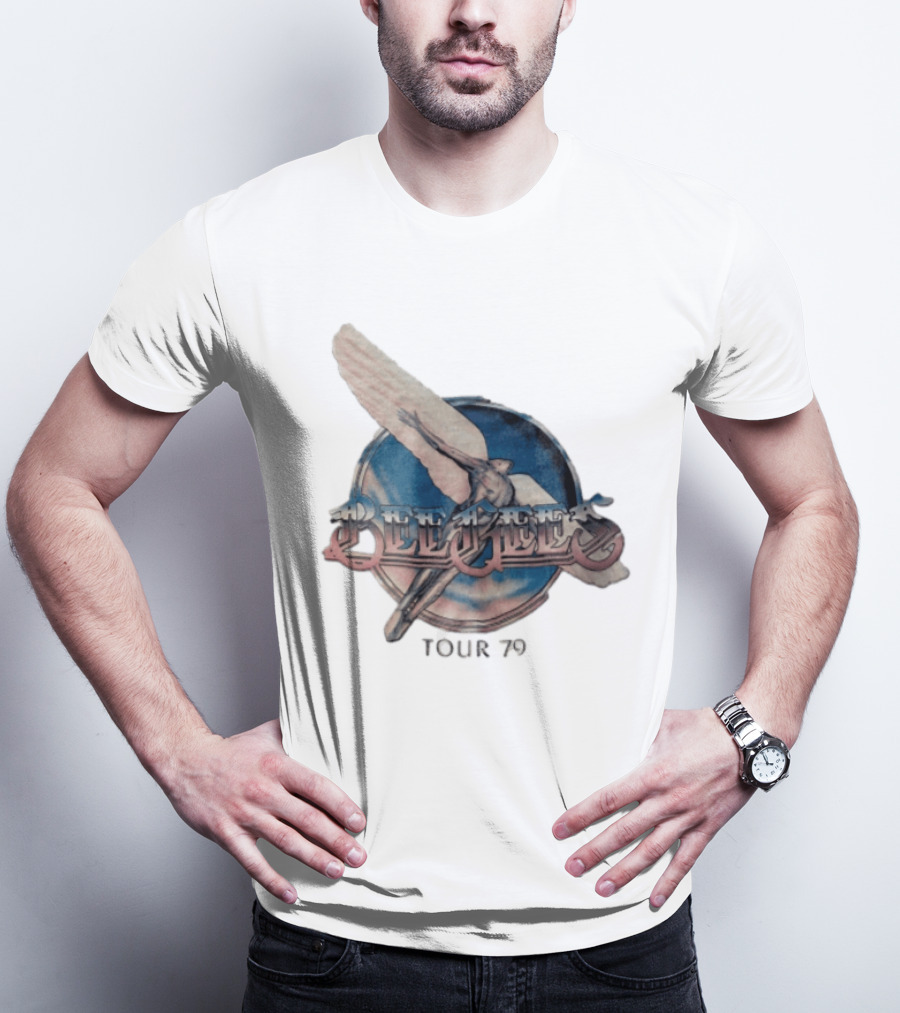 Bee Gees Winged Figure Flying Tour 79 T-Shirt