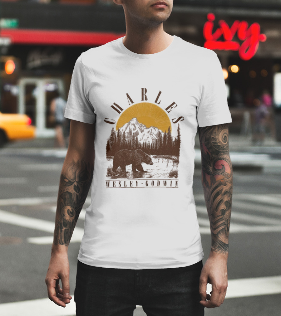 Charles Wesley Godwin Bear Mountain Sunset Forest T-Shirt