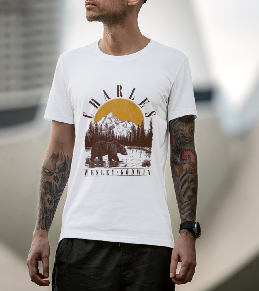Charles Wesley Godwin Bear Mountain Sunset Forest T-Shirt