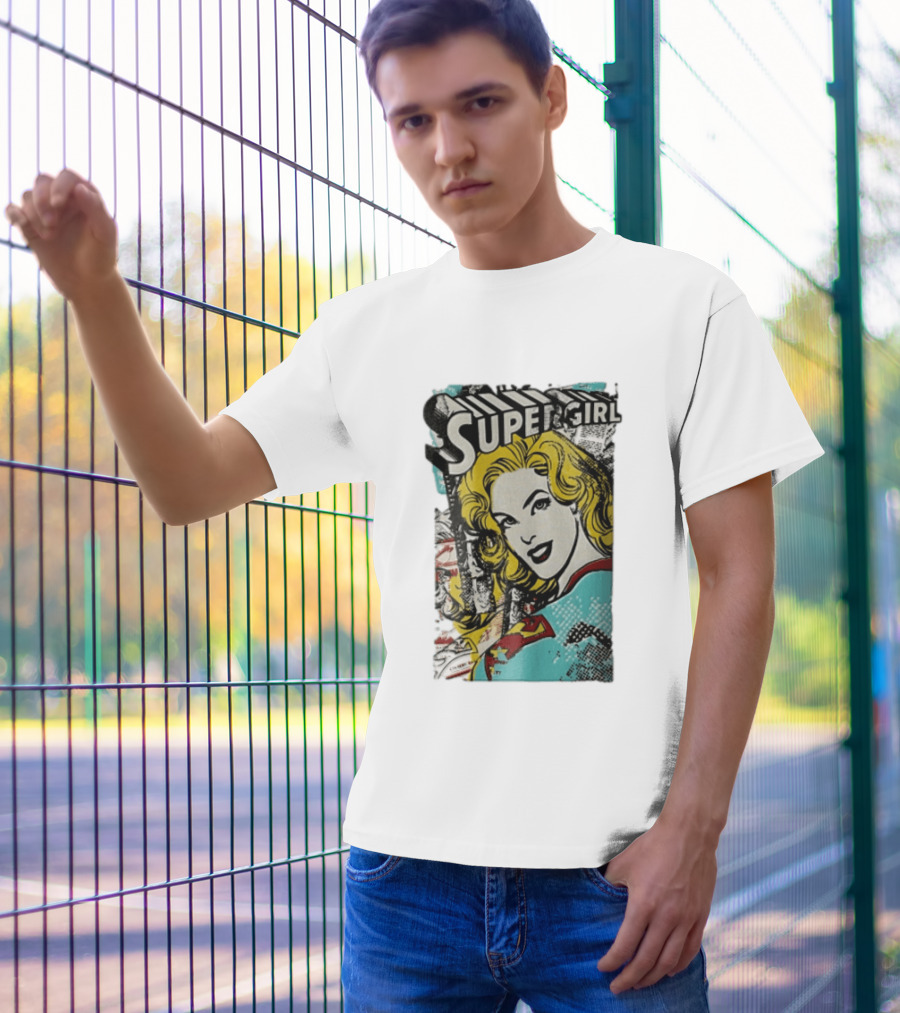 Supergirl DC Comics Blonde Woman Pop T-Shirt