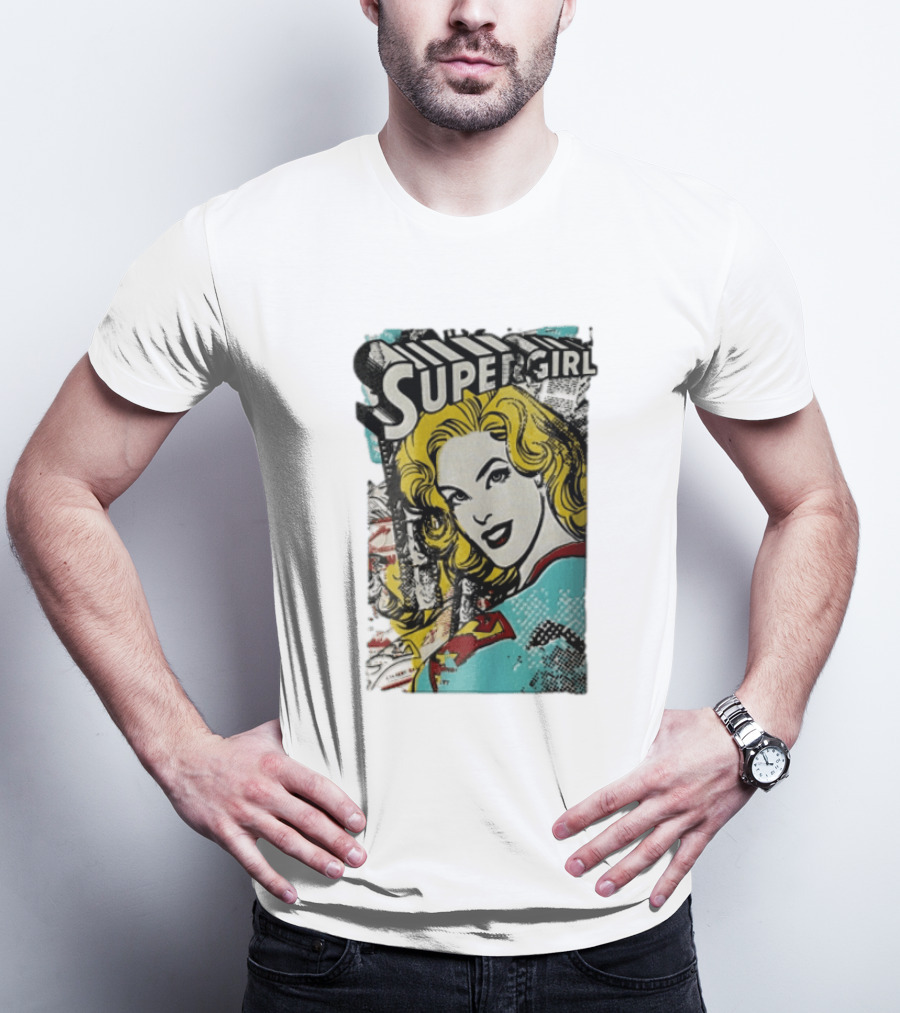 Supergirl DC Comics Blonde Woman Pop T-Shirt
