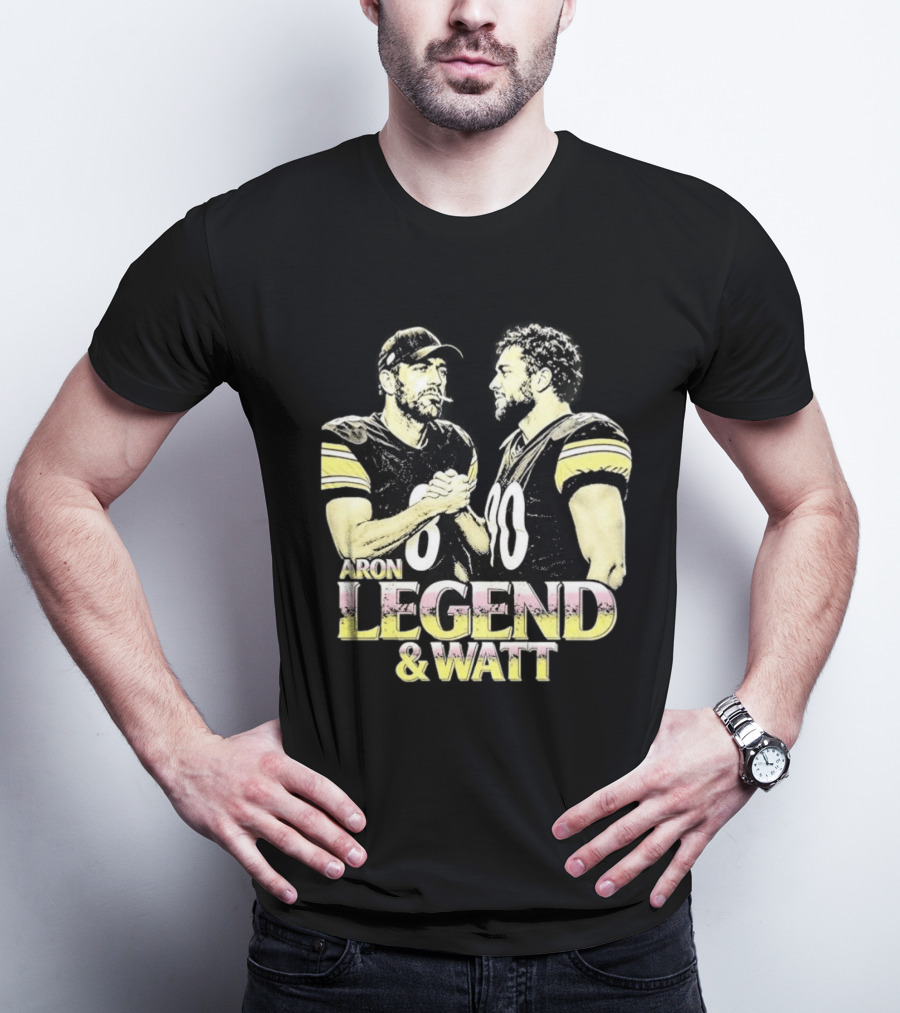 Aron Legend And Watt Steelers Connection T-Shirt