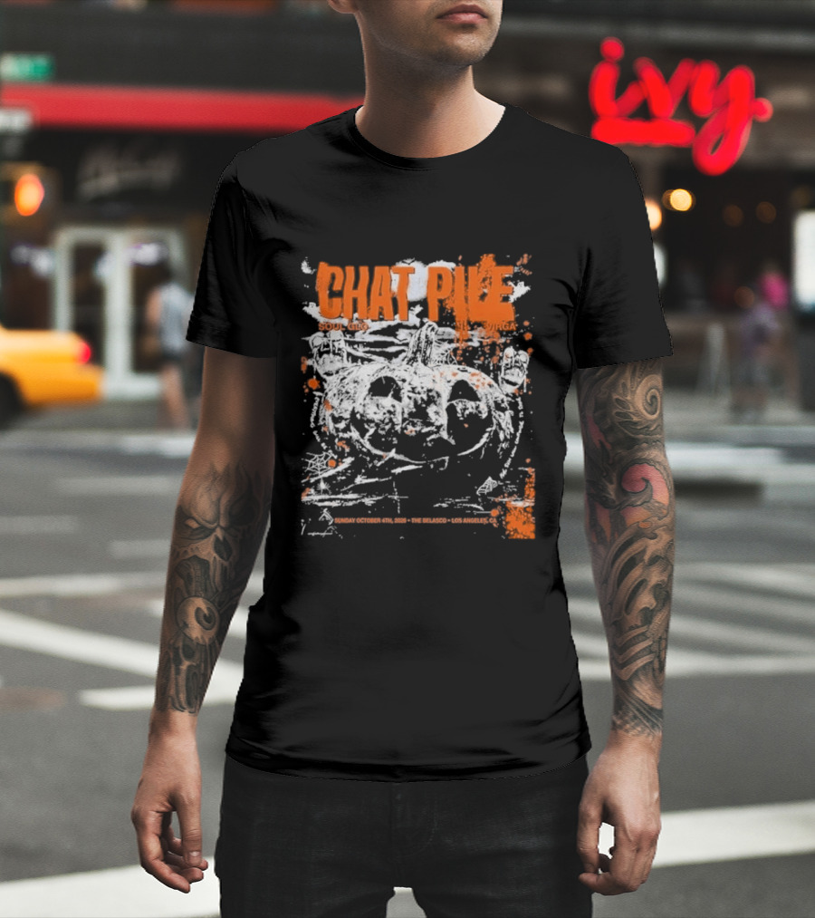Chat Pile Event October 4 2026 The Belasco Los Angeles CA Sonic Gig T-Shirt