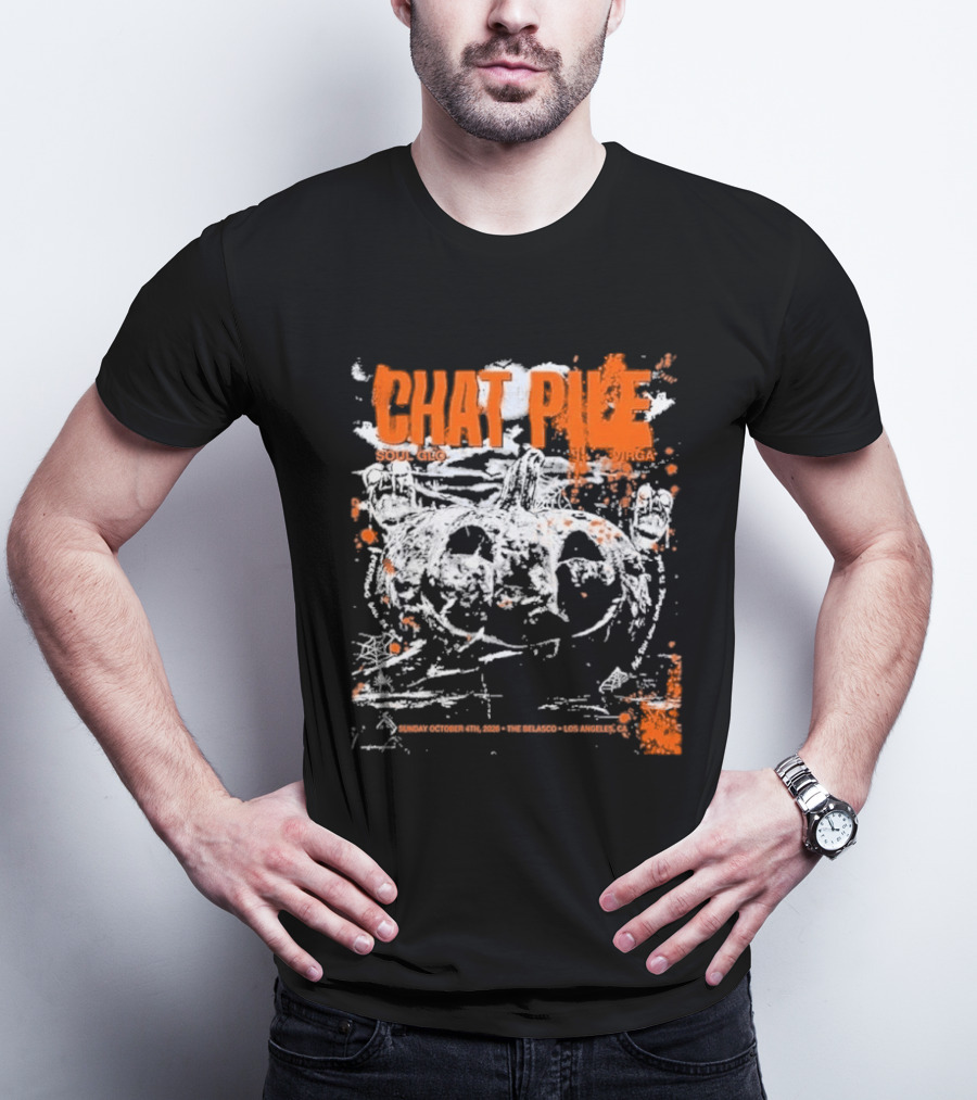 Chat Pile Event October 4 2026 The Belasco Los Angeles CA Sonic Gig T-Shirt