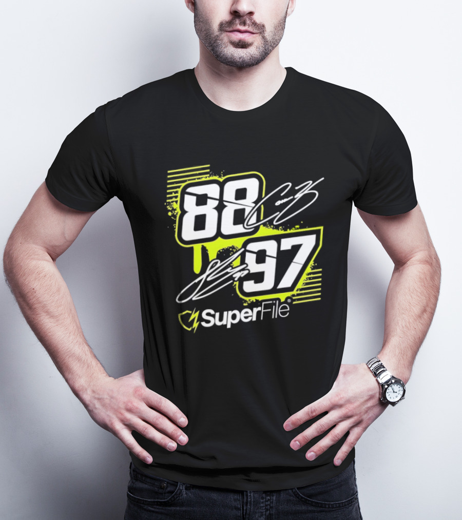 Connor Zilisch 88 Shane Van Gisbergen 97 SuperFile T-Shirt