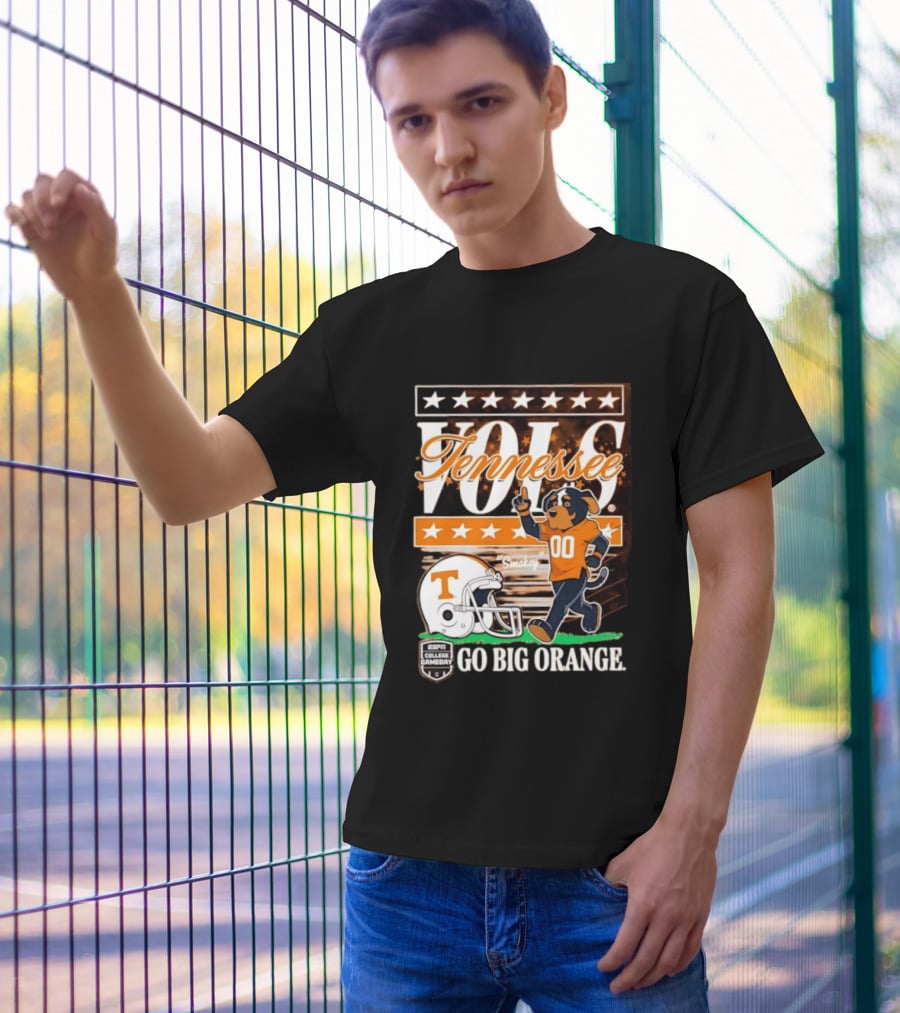 Tennessee Vols Smokey Go Big Orange ESPN College Gameday T-Shirt