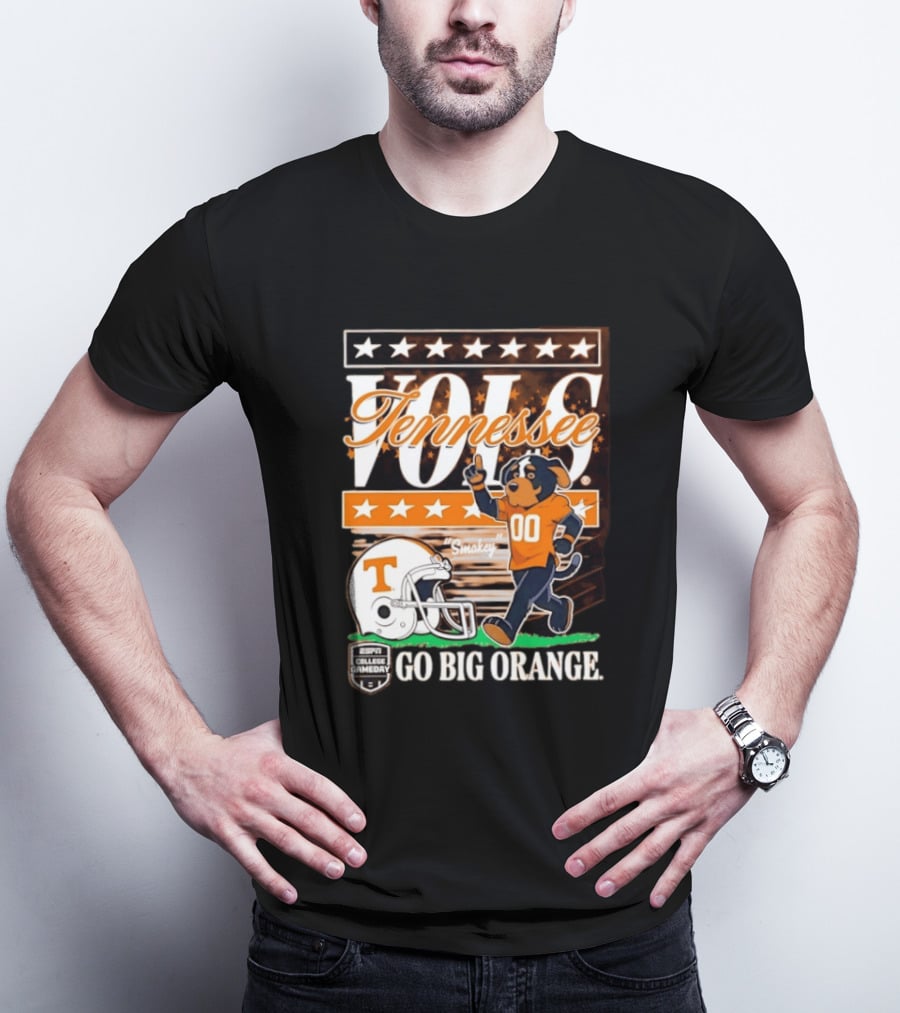 Tennessee Vols Smokey Go Big Orange ESPN College Gameday T-Shirt