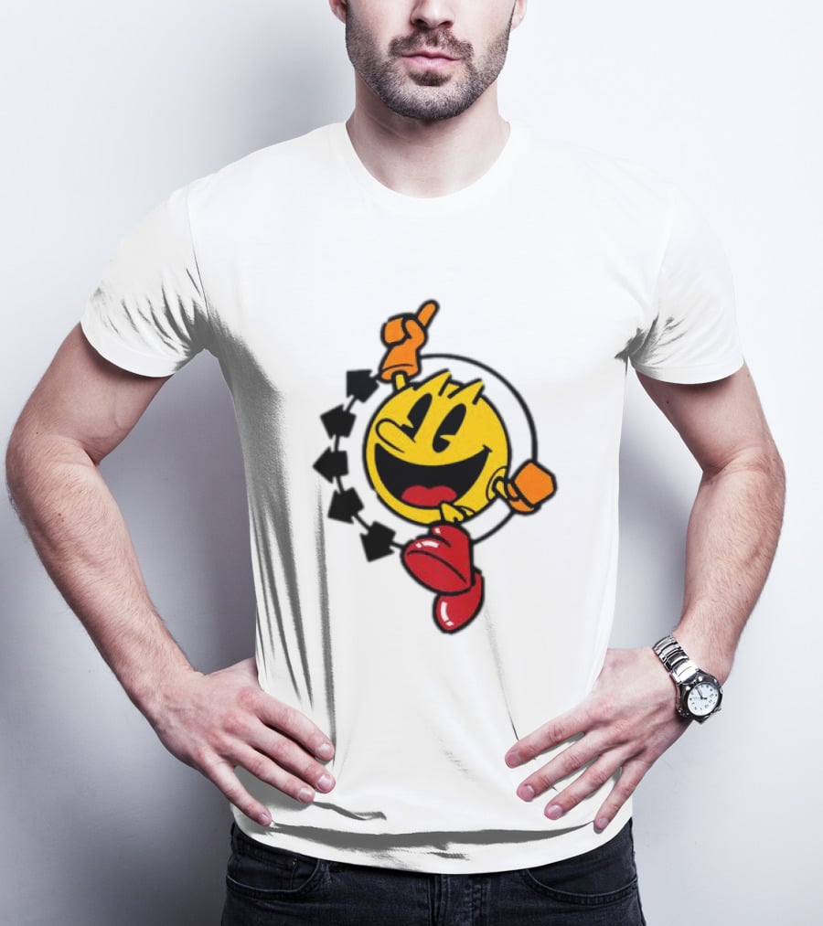 Pac Man X Blink 182 Smiley Collaboration T-Shirt