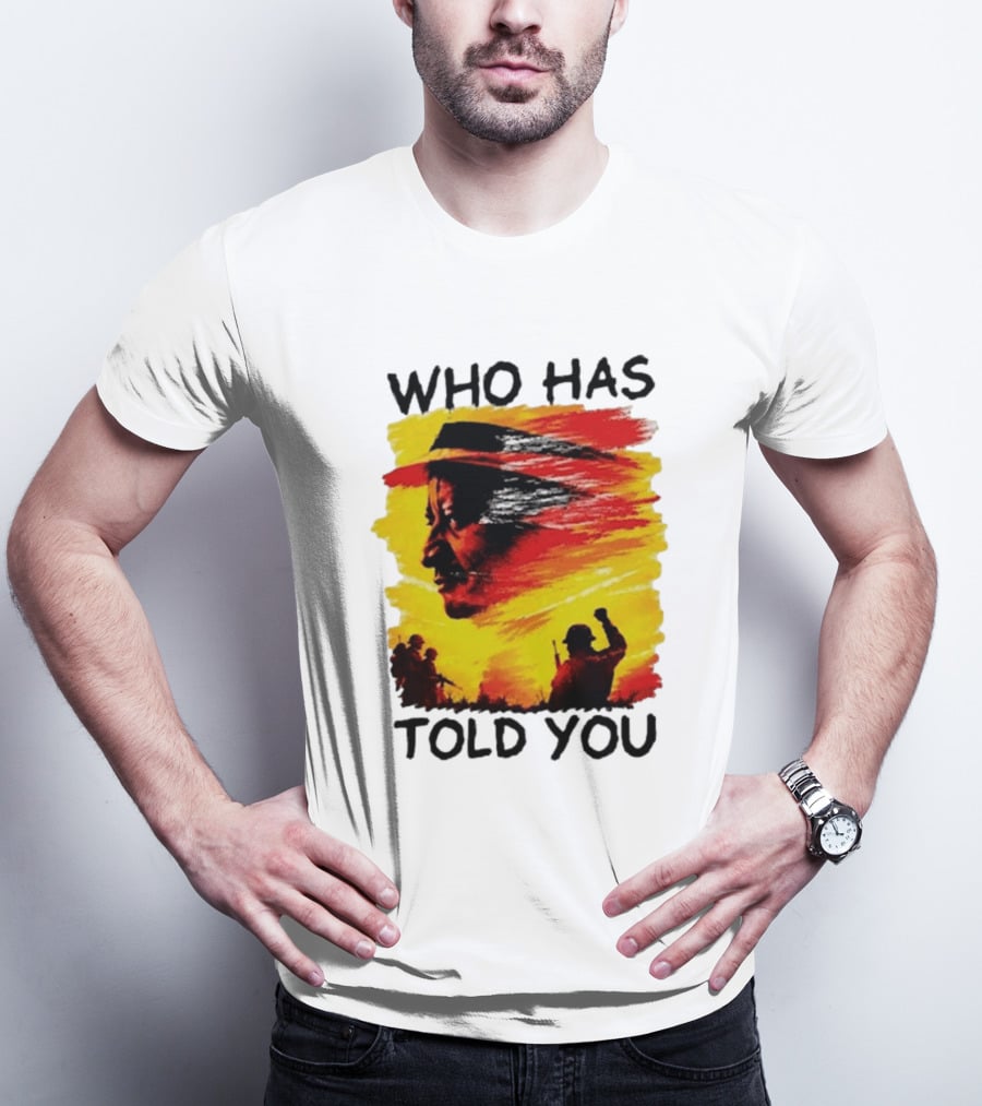 Edwin Sifuna Wears Raila Odinga's Who Has Told You T-Shirt