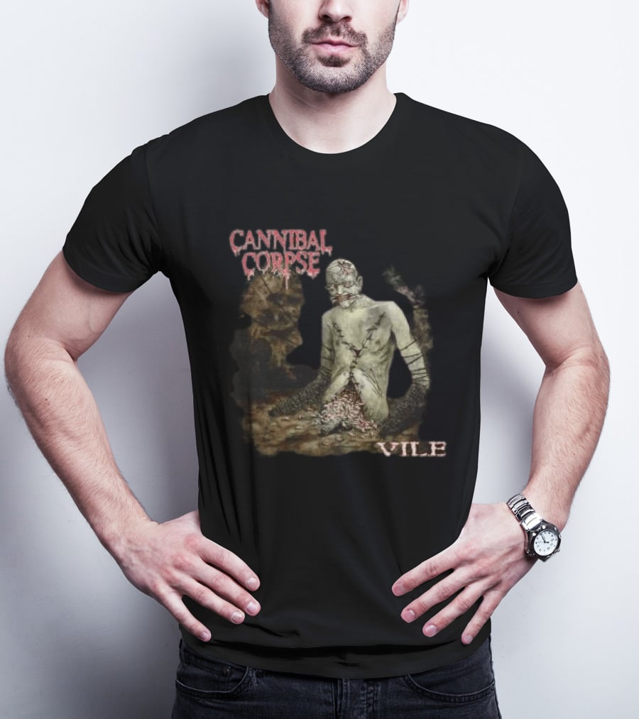 Cannibal Corpse Stab Hack Slash Kill Vile Album T-Shirt