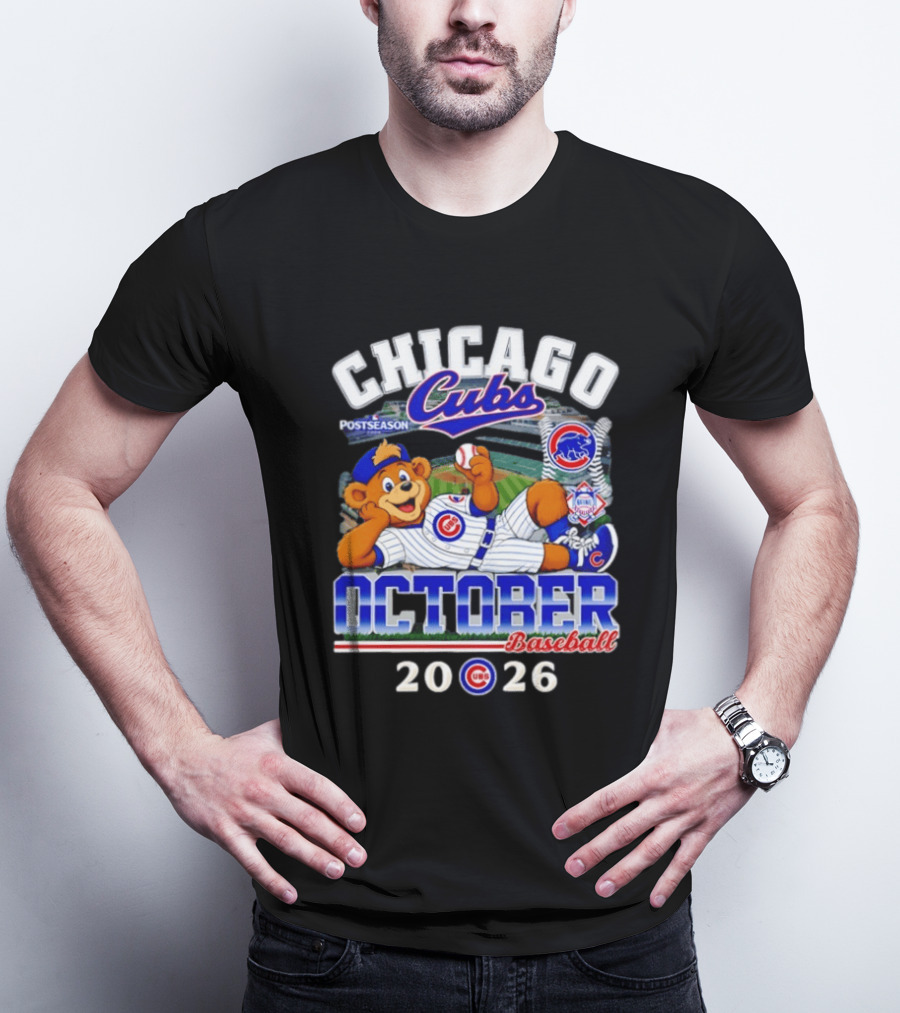 Chicago Cubs 2026 Postseason October Baseball T-Shirt