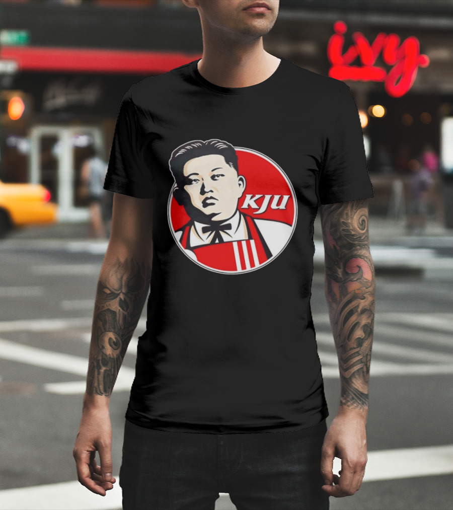KJU Parody Red Circle Colonel Inspired It's Not KFC T-Shirt