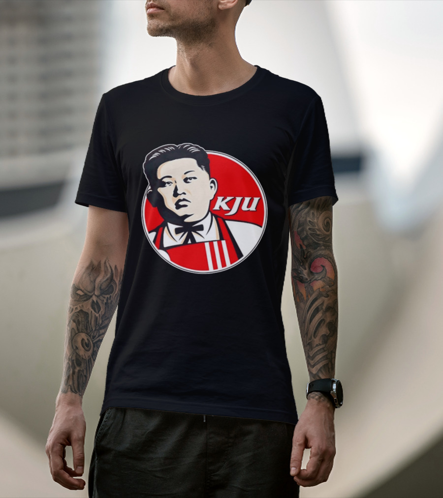 KJU Parody Red Circle Colonel Inspired It's Not KFC T-Shirt