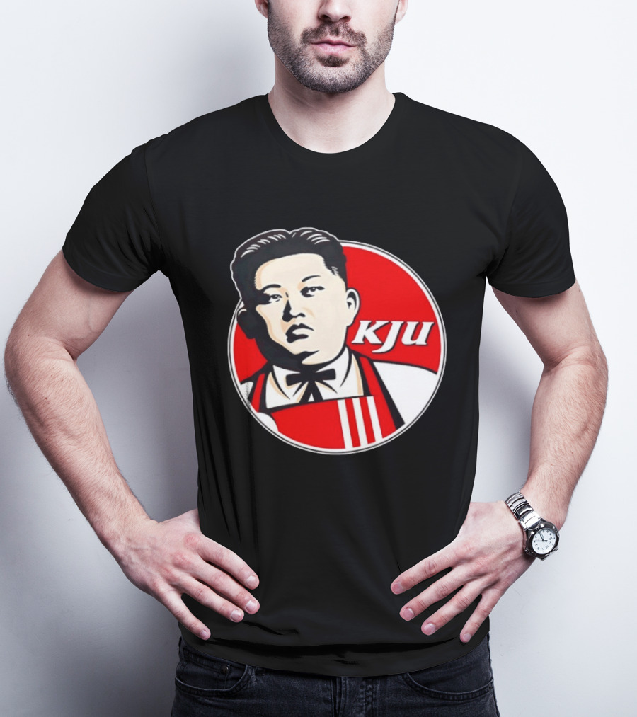 KJU Parody Red Circle Colonel Inspired It's Not KFC T-Shirt