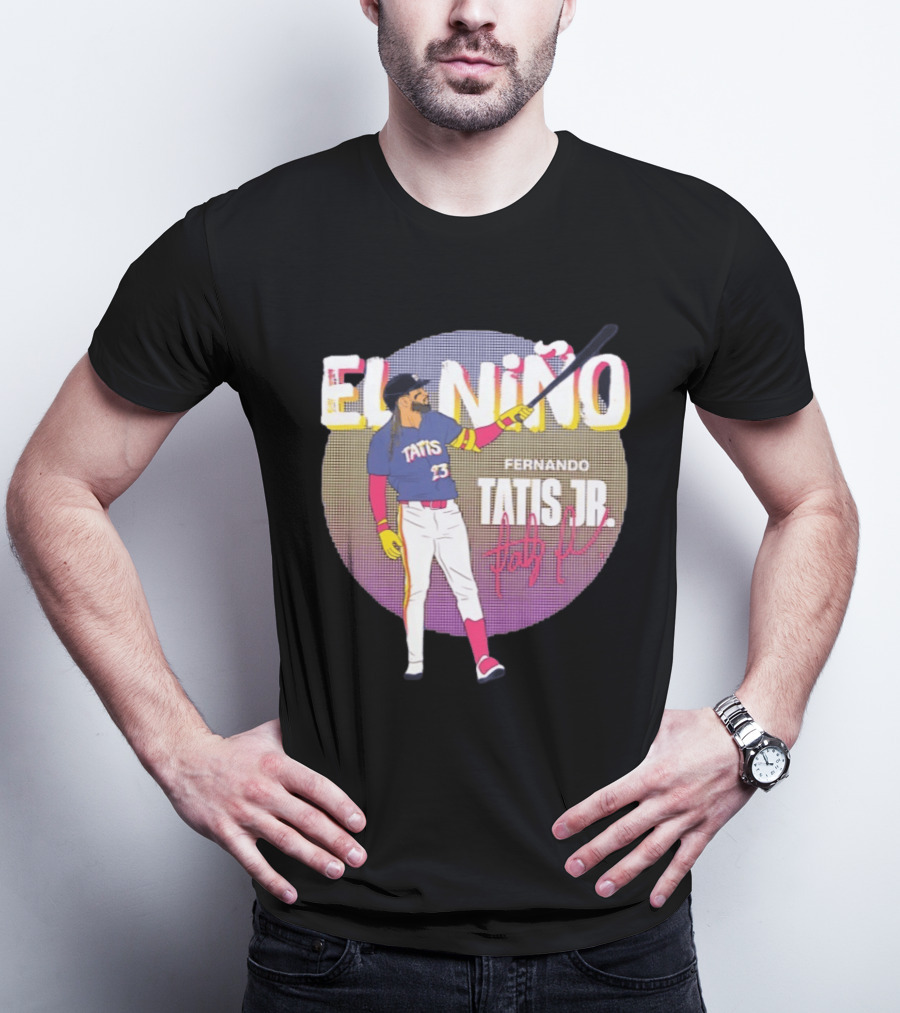 Fernando Tatis Jr. El Niño San Diego Padres Batting T-Shirt