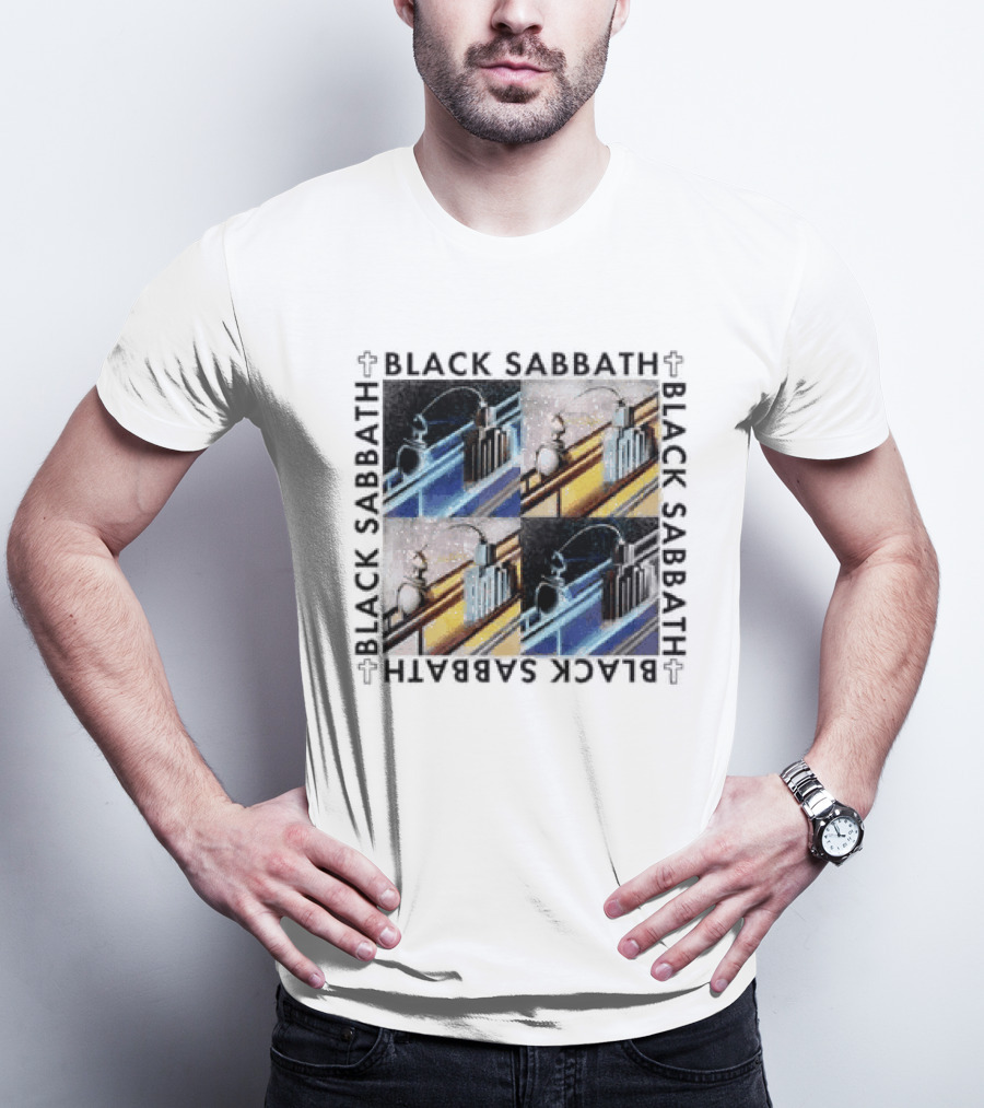 Black Sabbath Technical Ecstasy Raglan Blocks T-Shirt