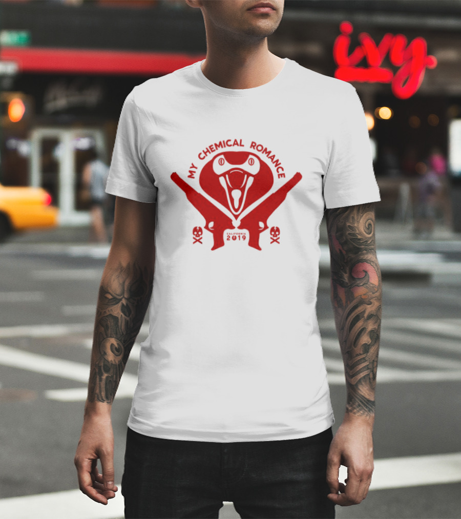 My Chemical Romance Cobrahead 2011 Guns And Snake T-Shirt