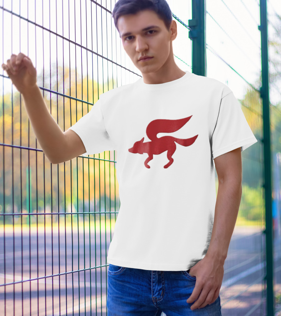 Flying Red Fox Tail Mythical Creature T-Shirt