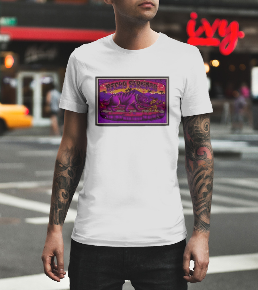 Billy Strings Tour 2026 Los Angeles Inglewood Purple Tiger T-Shirt