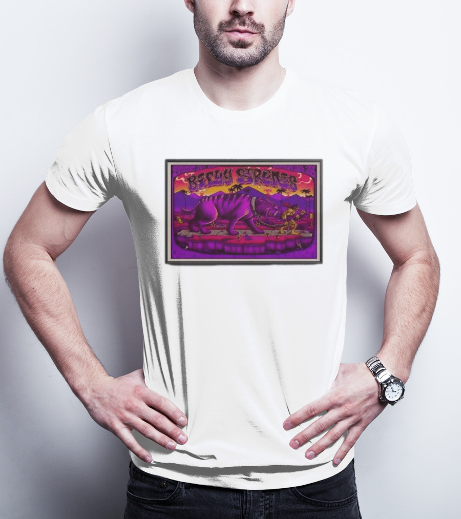 Billy Strings Tour 2026 Los Angeles Inglewood Purple Tiger T-Shirt