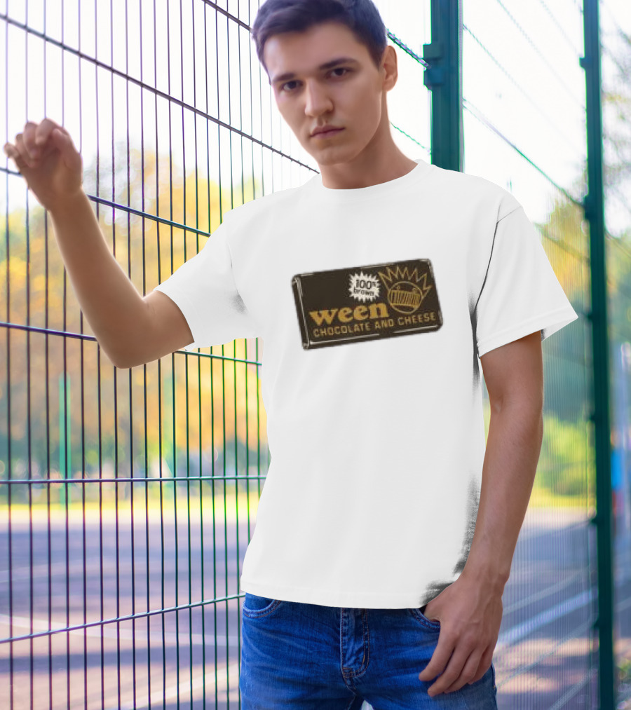 Ween Chocolate And Cheese 100% Brown T-Shirt
