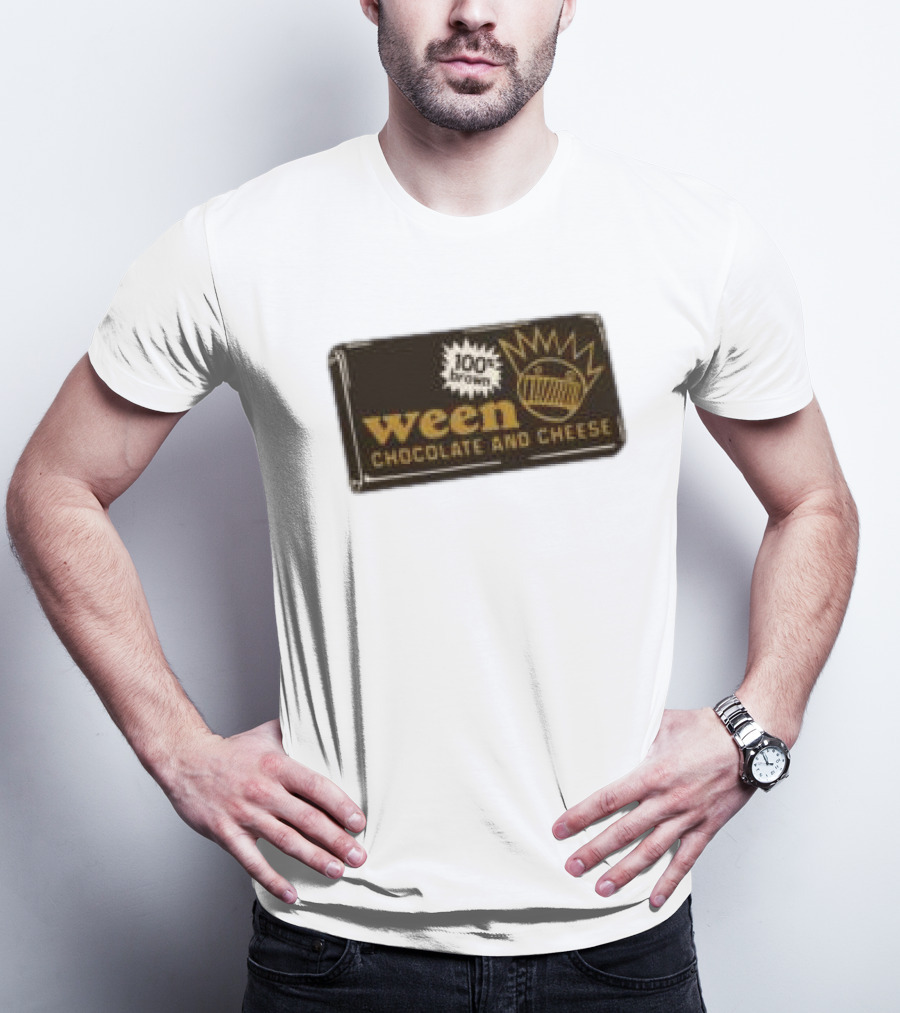 Ween Chocolate And Cheese 100% Brown T-Shirt