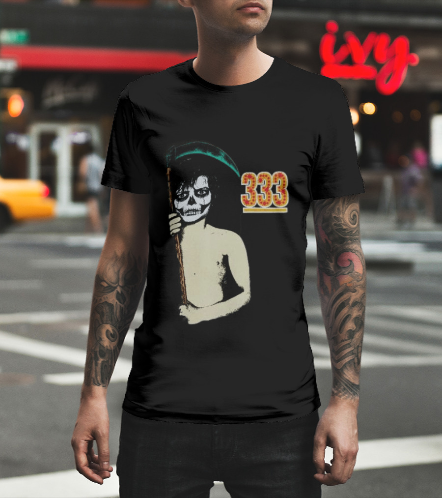 Half Evil Store 333 Skull Child T-Shirt