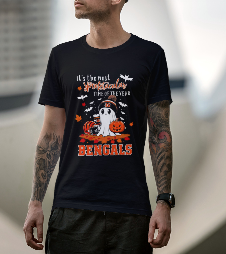 It's The Most Spooktacular Time Of The Year Bengals Halloween T-Shirt