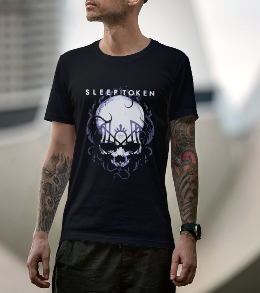 Sleep Token Skull With Crown And Mask T-Shirt